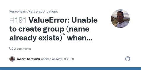 Valueerror Unable To Create Group Name Already Exists` When Saving