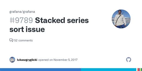 Stacked Series Sort Issue · Issue 9789 · Grafanagrafana · Github