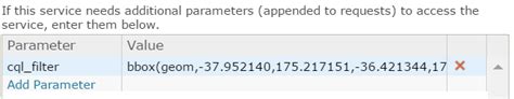 adding wfs to web map using cql filter esri community