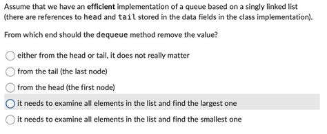 Solved Assume That We Have An Efficient Implementation Of A