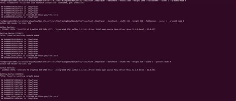 Error While Running Other Traces · Issue 9 · Ubc Aamodt Groupvulkan