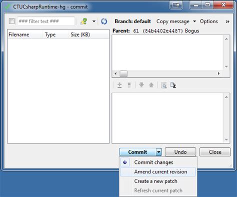 mercurial how to amend the last commit stack overflow