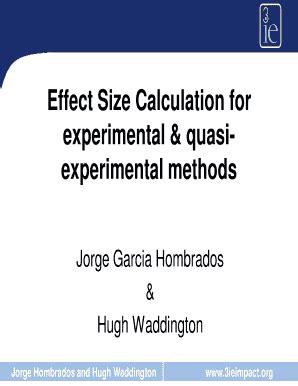 Effect Size Calculation For Fill And Sign Printable Template Online