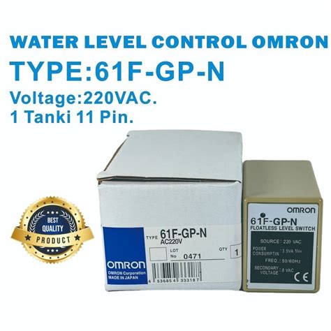 Jual Floatless Level Switch Water Level Control 61f Gp N 11 Pin Omron