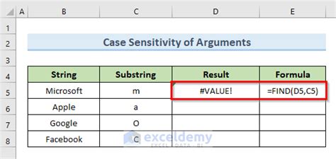Find Function Not Working In Excel 4 Reasons With Solutions