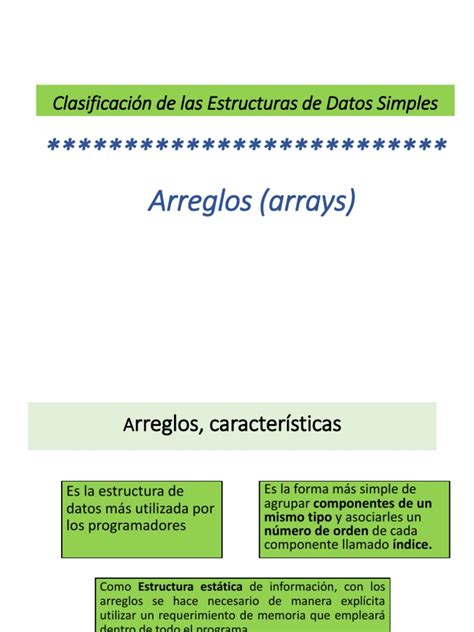 Ed Simples Arreglos Pdf Ciencias De La Computación Gestión De Tecnología De La Información