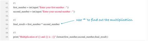 Find Out The Multiplication Of Two Numbers In Python CodeVsColor