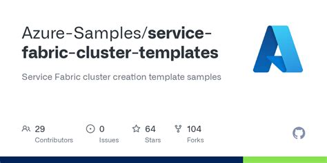 Github Azure Samplesservice Fabric Cluster Templates Service Fabric Cluster Creation