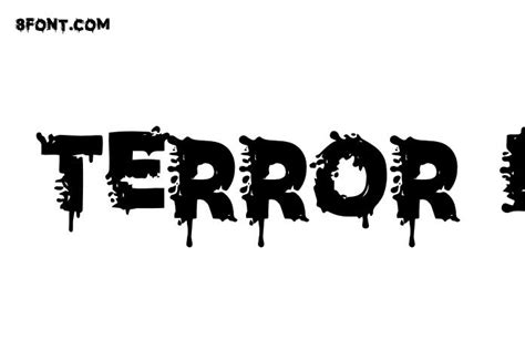 Terror Letter Font Free Font Download