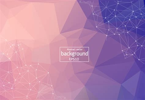 기하학적 보라색 다각형 배경 분자 및 통신 점으로 연결된 선 미니멀리즘 배경 과학 화학 생물학 의학 기술의 개념 0명에 대한 스톡 벡터 아트 및 기타 이미지 Istock