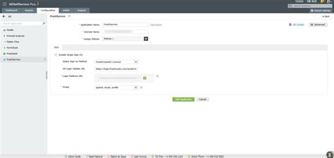 Configuring Openid Sso For Freshservice