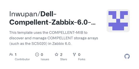 Github Lnwupandell Compellent Zabbix 60 Template This Template