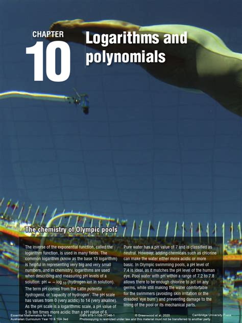 Chapter 10 Logarithms And Polynomials Pdf Ph Algebra