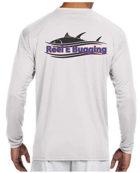 Reel E Bugging Mens Long Sleeve Cooling Performance Shirt