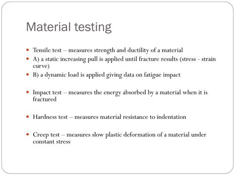 Ppt Material Testing Powerpoint Presentation Free Download Id 3038691