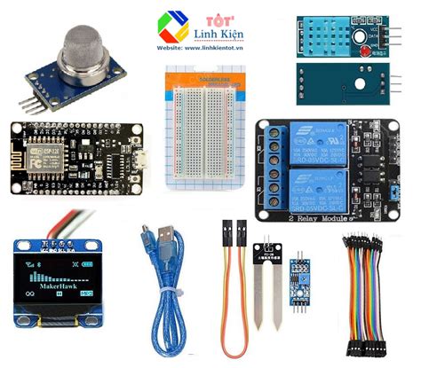 Bộ Học Tập Kit Thu Phát Wifi Esp8266 Nodemcu Iot Cơ Bản Kèm Code Và Hư