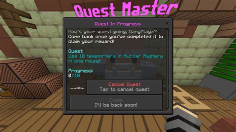 Quest Master Bug Closed Bug Reports The Hive Forums