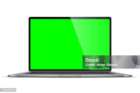 투명 화면이 격리 된 사실적인 다크 그레이 노트북 새로운 노트북 디스플레이를 엽니다 프로젝트 프리젠 테이션에 사용할 수 있습니다 빈 장치 모형 그룹과 레이어를 분리합니다