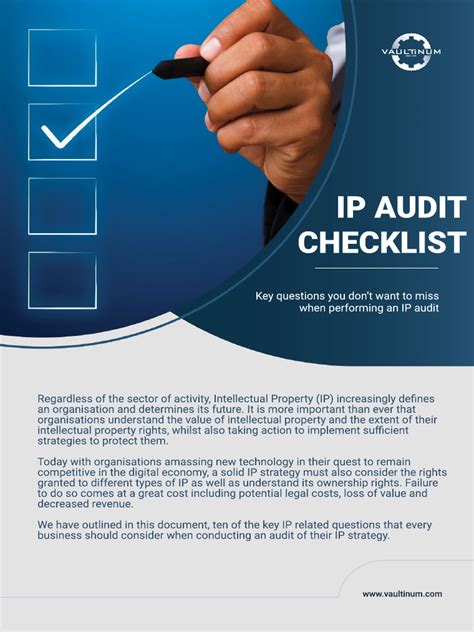Ip Audit Checklist Pdf