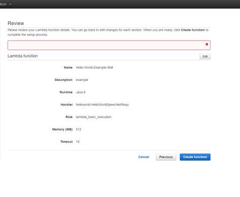 Amazon Web Services Why Cant I Create An Aws Lambda Function In Console Stack Overflow