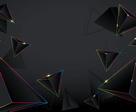 Triangular Black Background Vector Art And Graphics