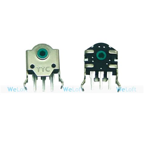 2pcs Ttc 7mm Mouse Encoder Green Core Solve Scroll Wheel Rollback On