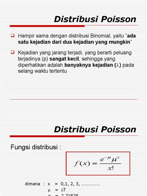 Distribusi Poisson Pdf