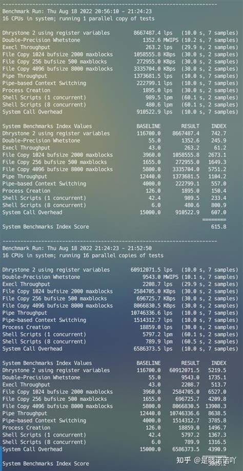 使用unixbench测试riscv下的alpine性能（六） 知乎