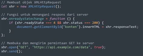 Asynchronous Javascript And Xml Teknik Asinkron Web Developer