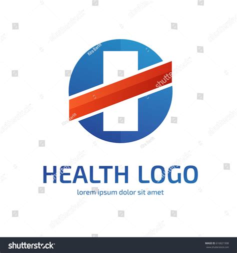 Logo Design Abstract Medical Vector Template Stock Vector Royalty Free