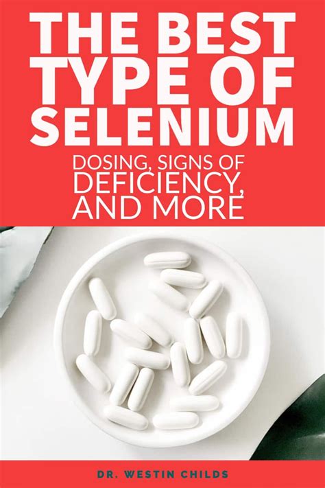 selenomethionine the best type of selenium selenium benefits selenium inositol benefits