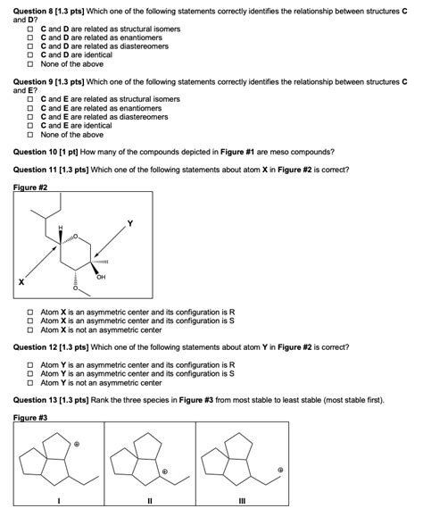 Solved Figure Cl CI Structure A Structure B Structure C Chegg