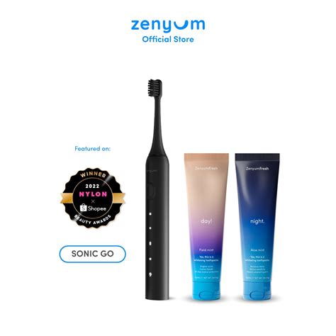 Zenyum Sonic Go Toothpaste Set Alcohol Freeteeth Whiteningsensitive Relief Shopee Singapore