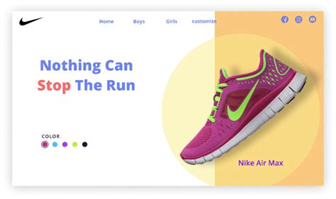 Nike Shose Desgin Figma