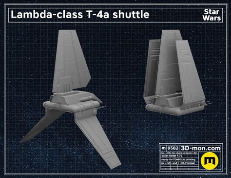 Lambda Class T 4a Shuttle 3demon 3d Print Models Download
