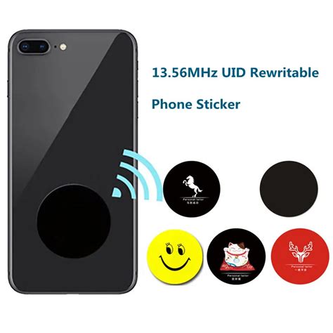Pcs UID Changeable Stickers RFID Tags Block Rewritable Mhz Anti Metal Interference