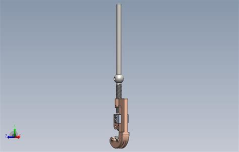 Cortatubos手动钢管切割机模型3d图纸solidworks设计 Solidworks 2011 模型图纸免费下载 懒石网