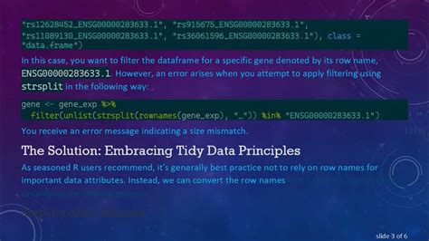 How To Efficiently Filter Dataframe By Row Names In R Using Strsplit Youtube