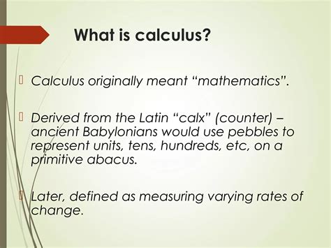 Application Of Calculus In Electrical Engineering Ppt