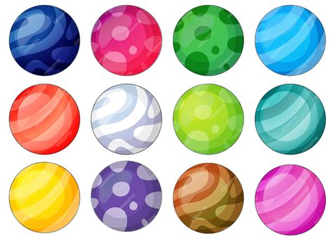 Bouncy Balls Clipart