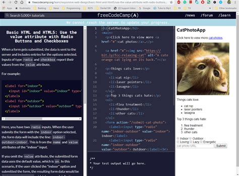 We Cannot Reach The Server To Update Your Progress Freecodecamp Support The Freecodecamp Forum