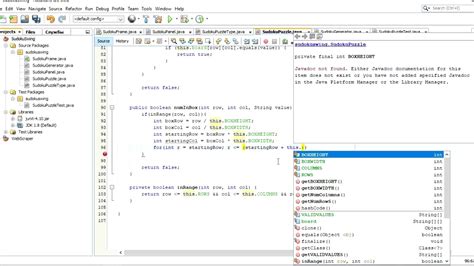 Java Sudoku 10 Unit Test Number In Box YouTube
