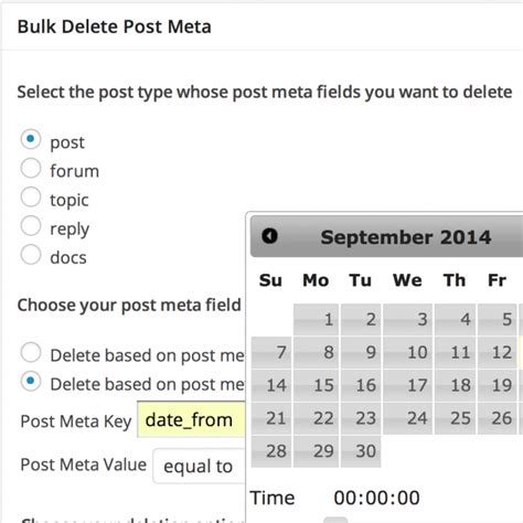 bulk delete post meta pro bulk wp