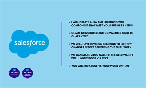 Create Your Aura And Lwc Components By Abdelhafidkhrib Fiverr