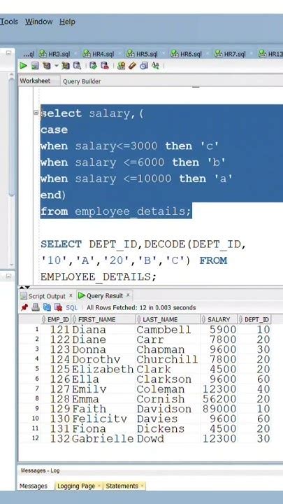 Sql Decode And Case Function Sql Interview Questions Ans Youtube