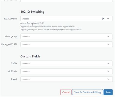 Profile Selection To Automate Form Filling Issue Netbox Community Netbox Github