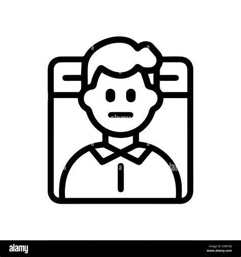 User Folder Icon Or Modern Line Symbol Vector Line Art And Icon Design