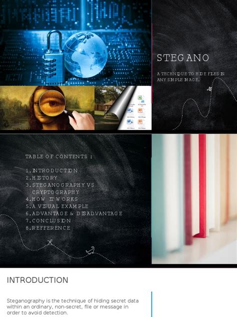 Steganography Powerpoint Presentation By Papan Sarkar Pdf Cryptography Security Technology