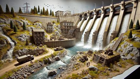 Creating A Realistic Model Railroad Dam Scene Today In Railroad History