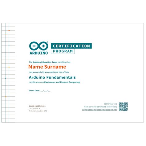 Arduino Certification Exam Only Rapid Online